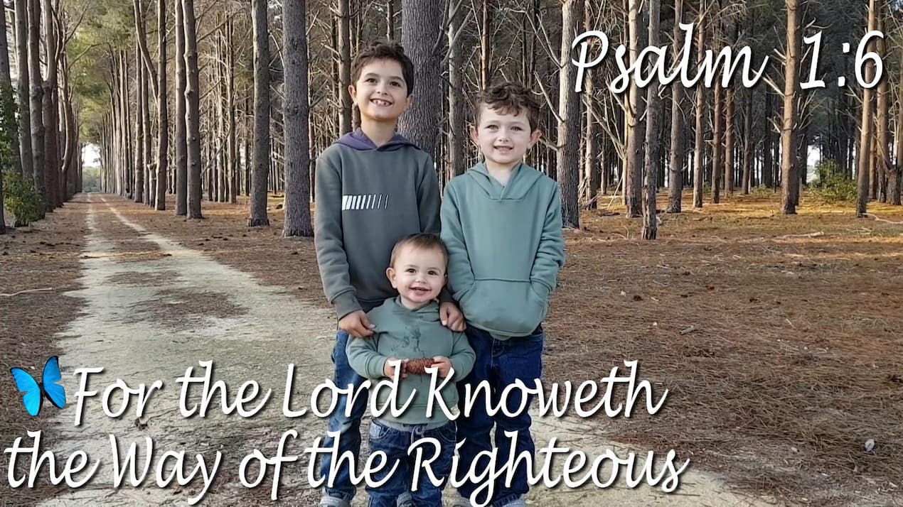 For the Lord Knoweth the Way of the Righteous - scriptureforkids.com